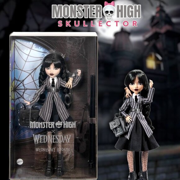monster high | Toys | Monster High Wednesday Addams Doll Nevermore ...